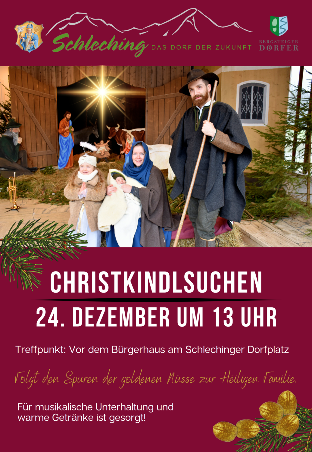 Schlechinger Christkindlmarkt im Bergsteigerdorf Schleching ...
